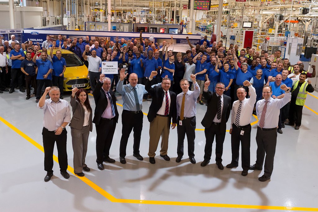 Ford's U.K. factory builds three millionth low carbon engine - Sgcarmart
