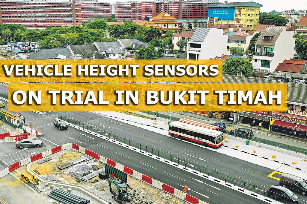 LTA testing vehicle height sensors in Bukit Timah to detect tall ...