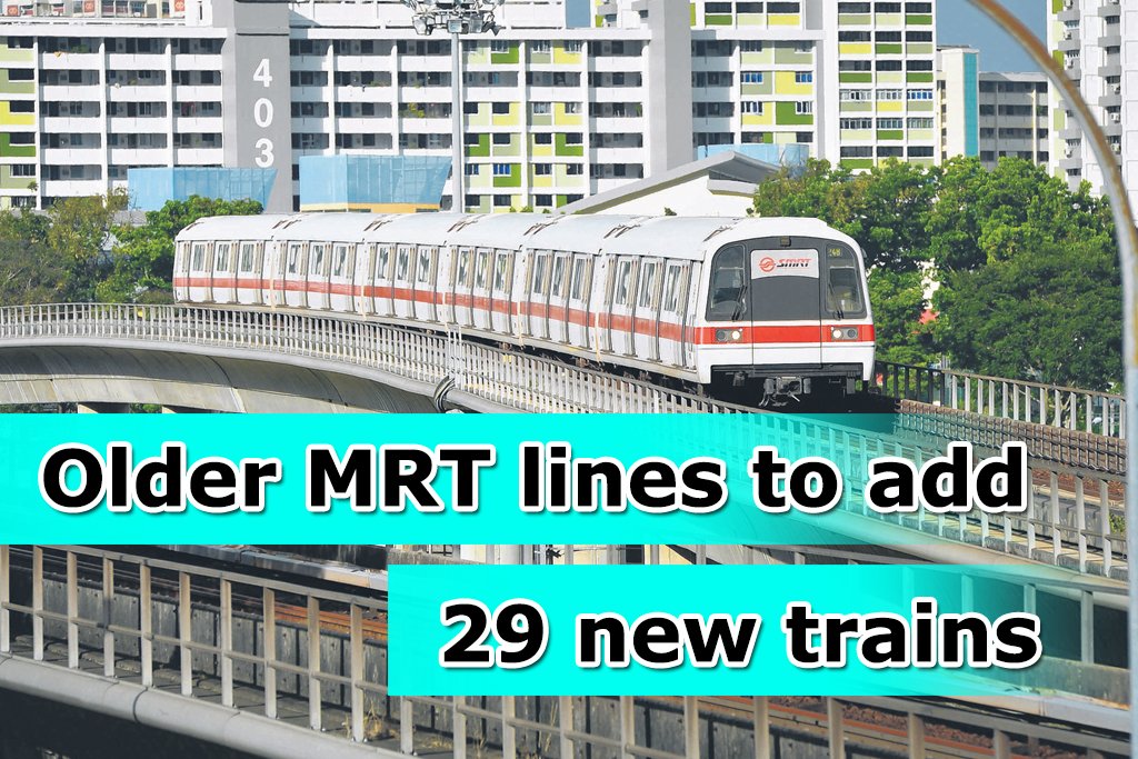 More MRT trains for North-South and East-West lines - Sgcarmart