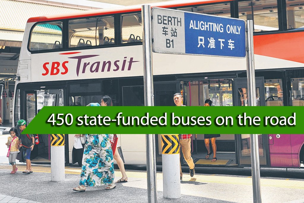 450 state-funded buses injected into public bus fleet - Sgcarmart