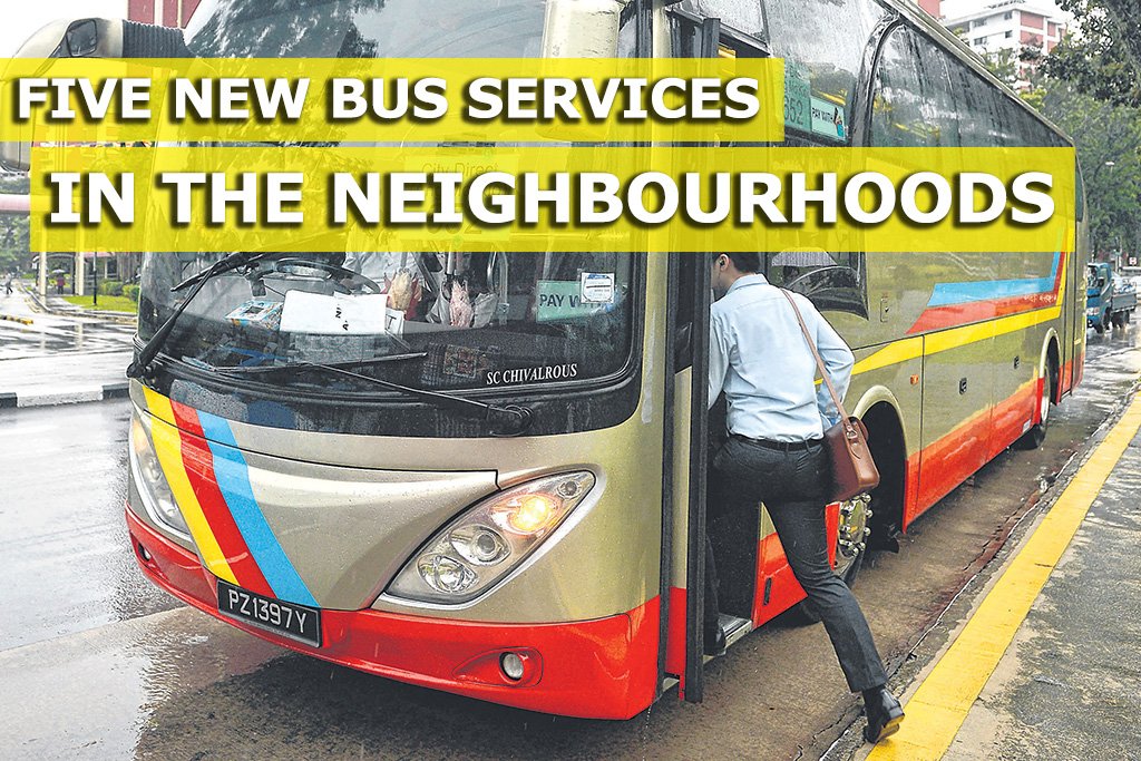 Five new private bus services to complement existing feeder bus ...