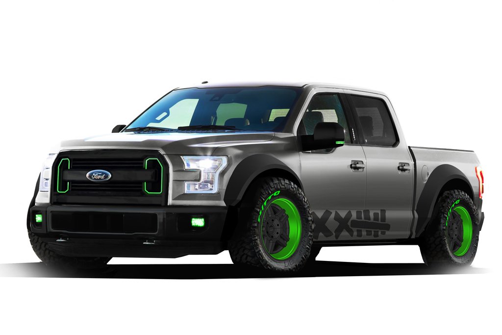 Modified F-150 pickups gunning for 'Hottest Truck' award at SEMA Show