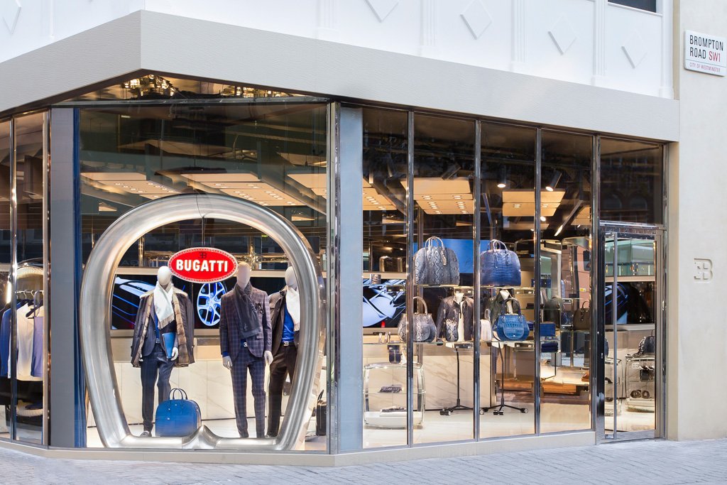 Flagship project for Bugatti's retail and store concept opens in London ...