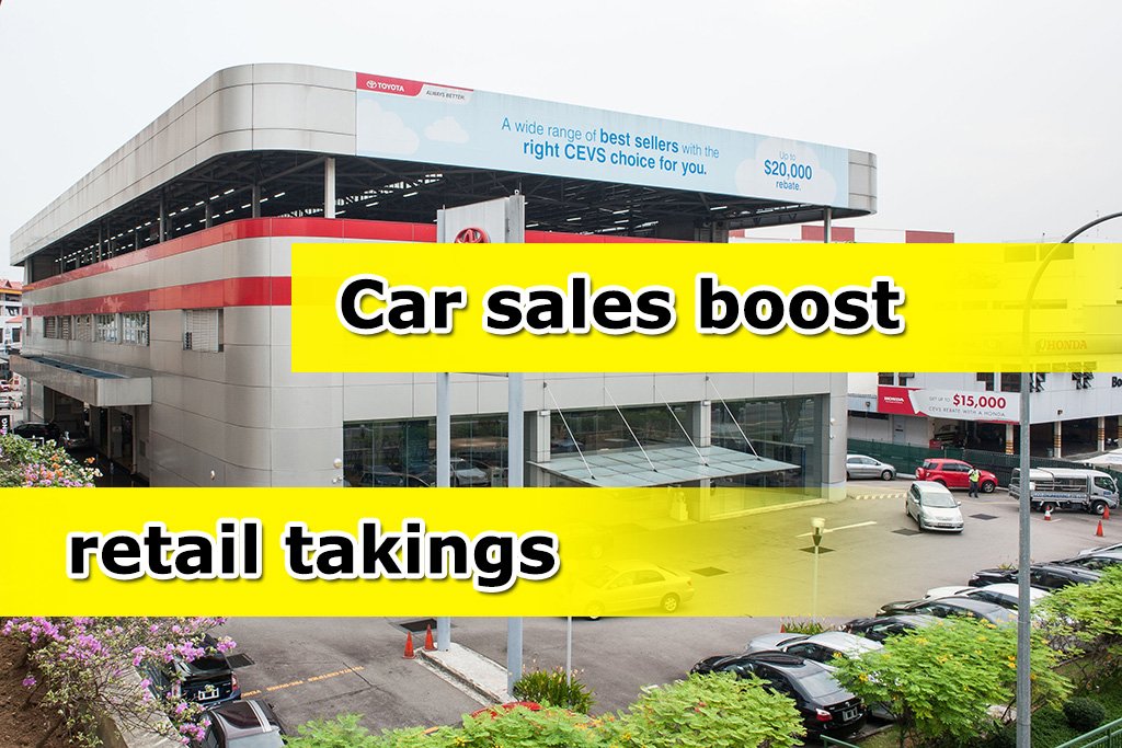 Car sales boost retail takings in September - Sgcarmart