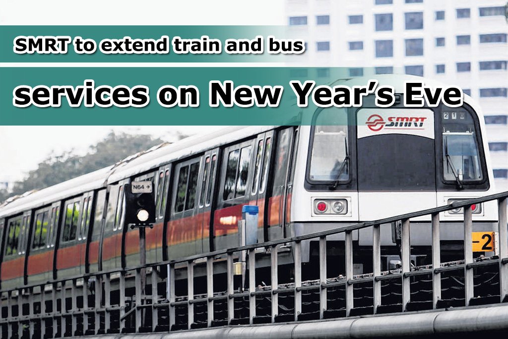 SMRT extends train and selected bus services on New Year's Eve - Sgcarmart