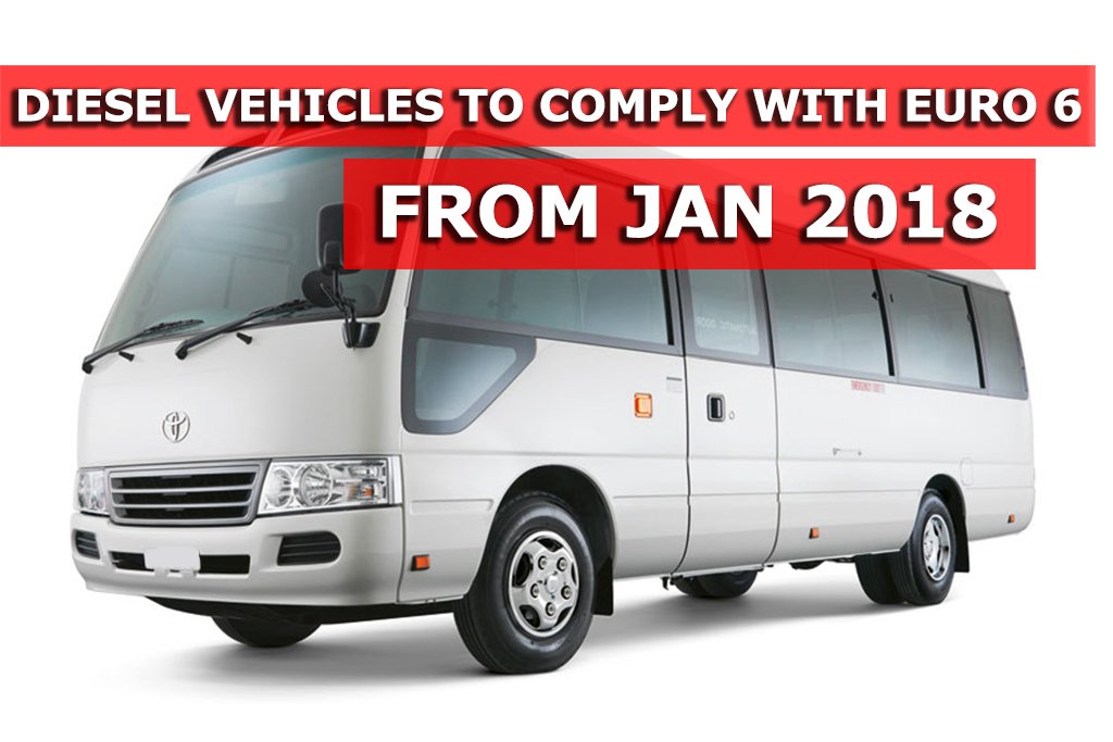 Diesel vehicles to adhere to Euro 6 emission standard from 2018