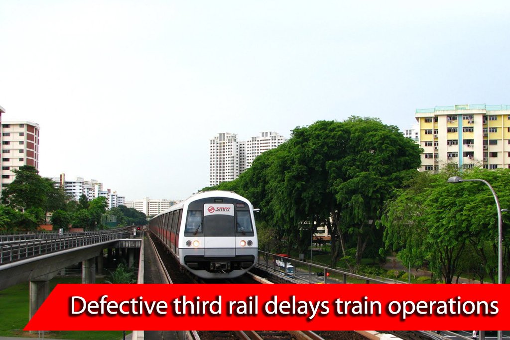 Train operations delayed by up to 20 minutes due to sagging third rail ...