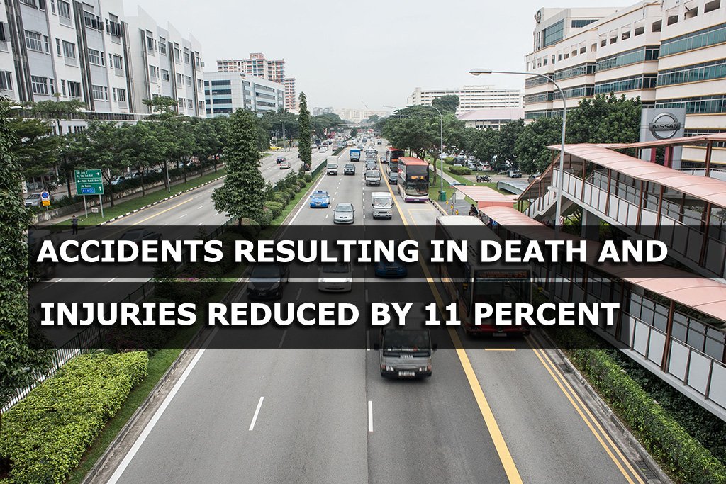 Traffic accidents resulting in death and injuries dips by 11 percent ...