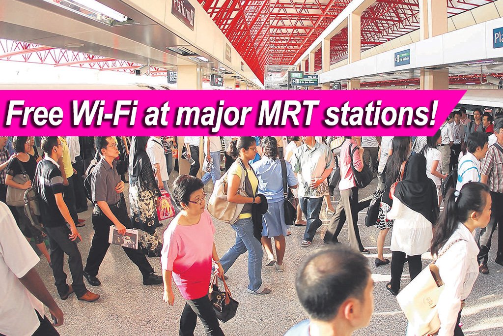 MRT stations to offer free wireless Internet on tap soon - Sgcarmart