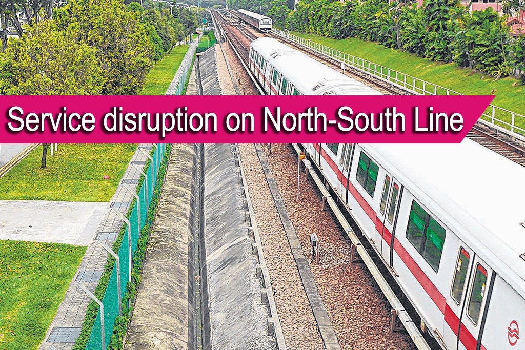 Train fault on North-South Line causes 20 minutes delay in travelling ...