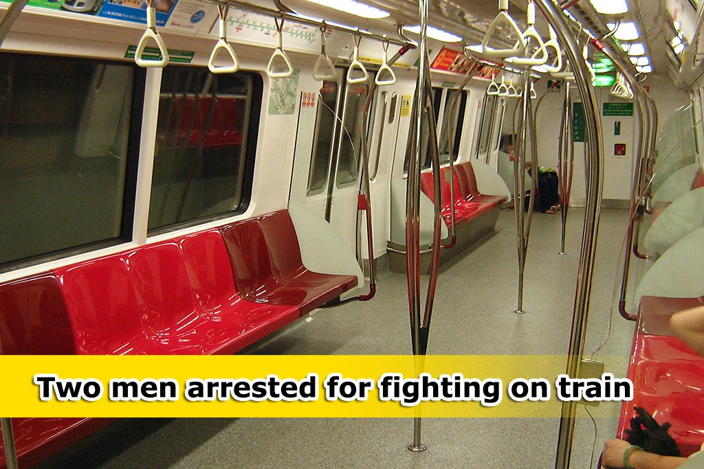 Two men caught on video for fighting on the train have been arrested ... Two men caught on video for fighting on the train have been arrested ...