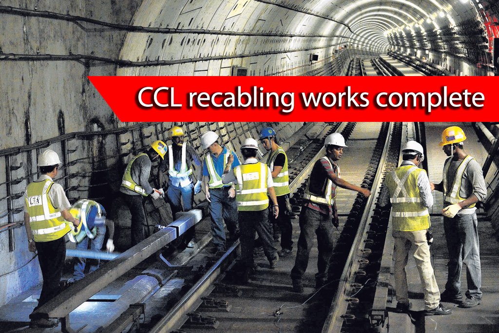 SMRT completes Circle Line cable replacement works six months ahead of ...