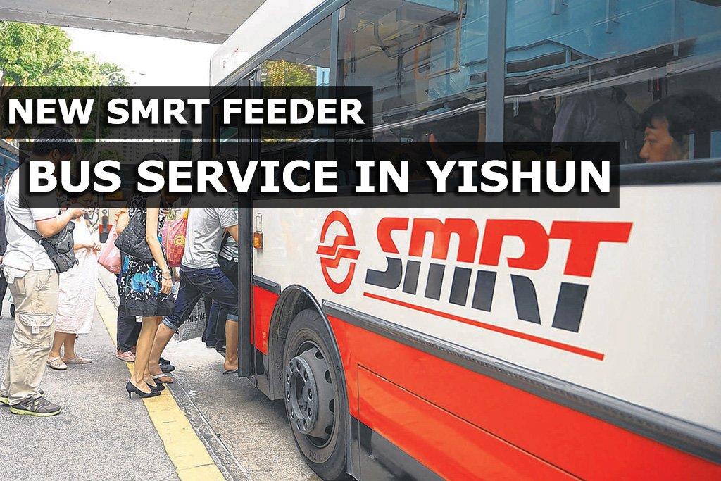 SMRT introduces new feeder bus service in Yishun