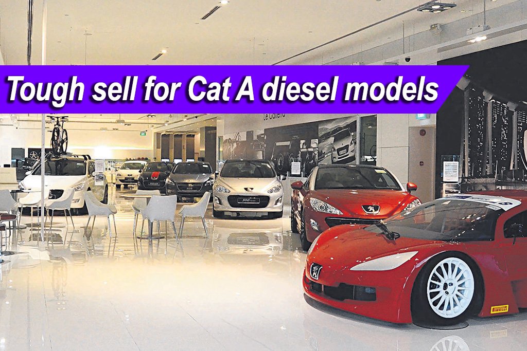 Diesel models in CAT A may be difficult to sell - Sgcarmart