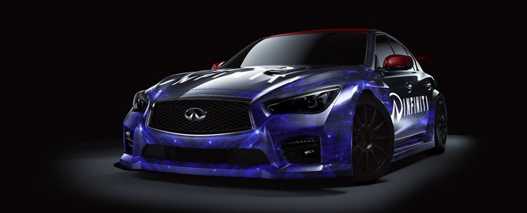 Infiniti Q50 boasts BTCC livery at the Autosport International Show