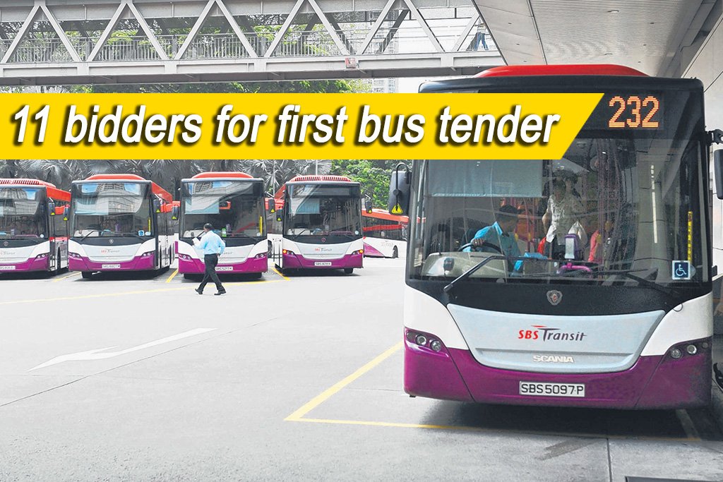 Inaugural public bus contract draws 11 bidders - Sgcarmart