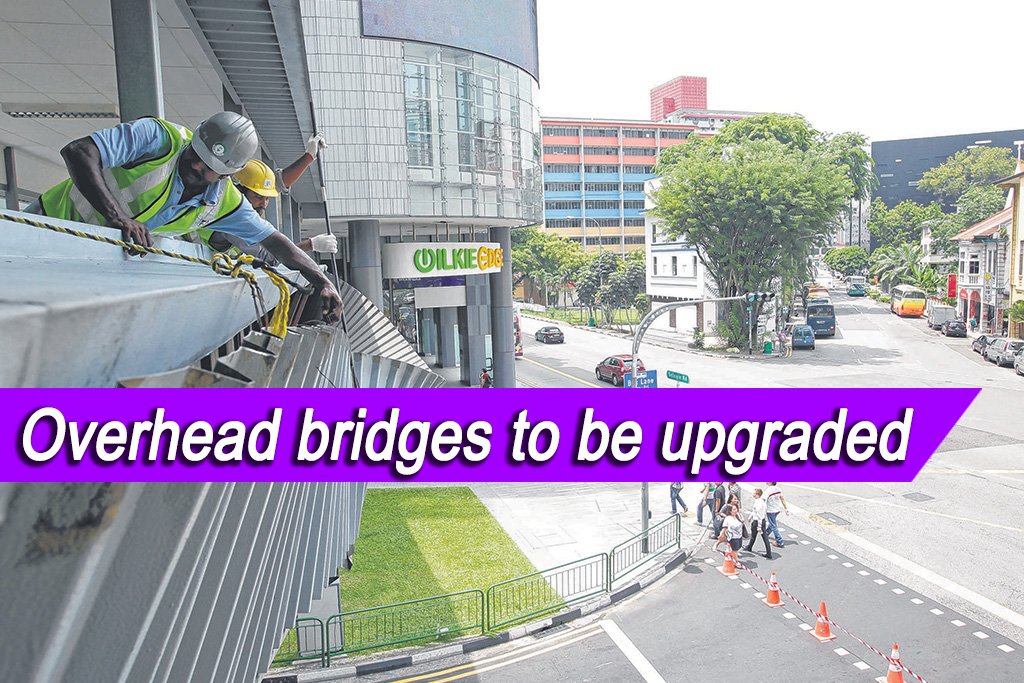 Overhead pedestrian bridges due for upgrading