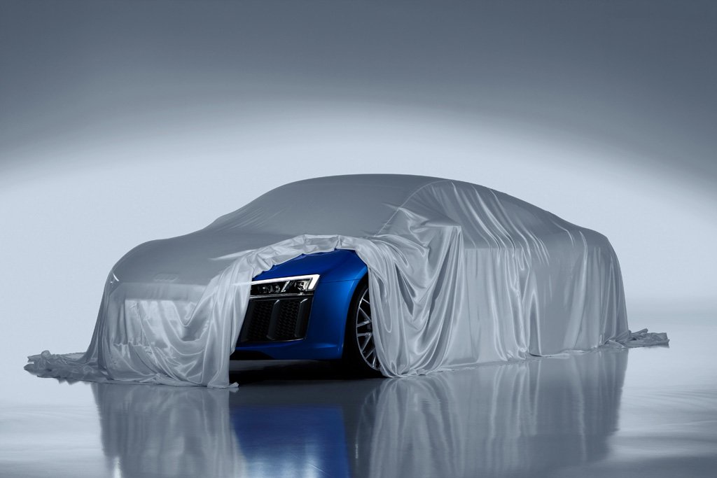The new Audi R8's laser head lights revealed - Sgcarmart