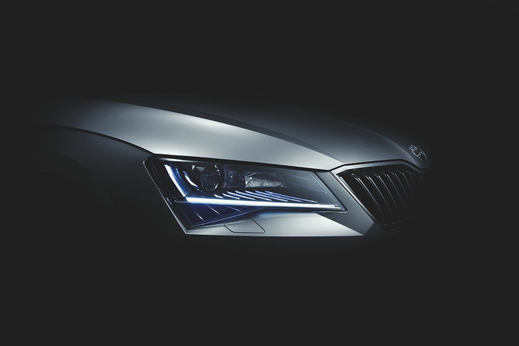 Skoda's upcoming flagship sedan previewed ahead of debut - Sgcarmart