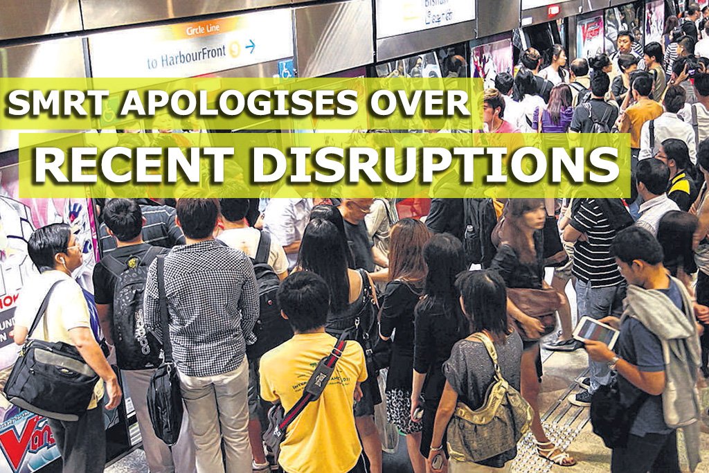 SMRT apologises for inconvenience caused during recent disruptions ...