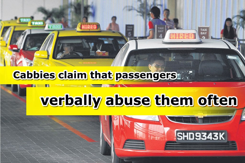 Taxi drivers claim to be verbally abused frequently