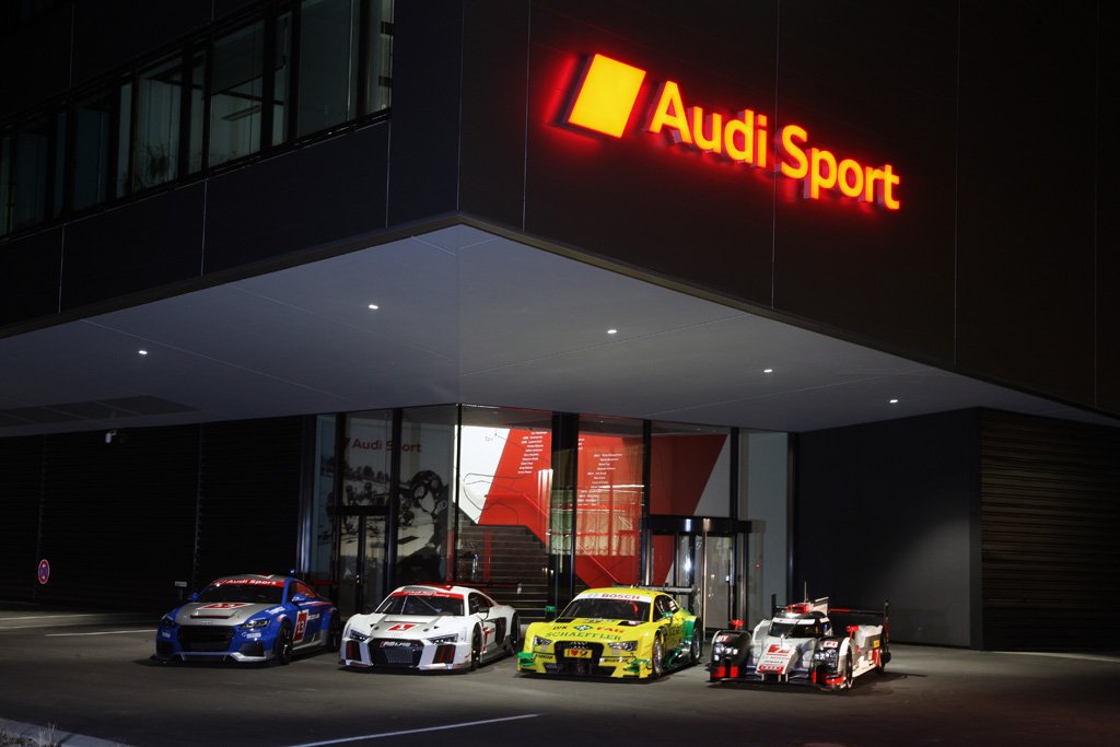 First glimpse behind the scenes of the new Audi racing department ...