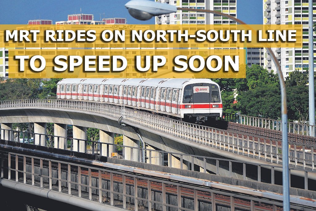 MRT rides on North-South Line set to be faster after sleepers are ...
