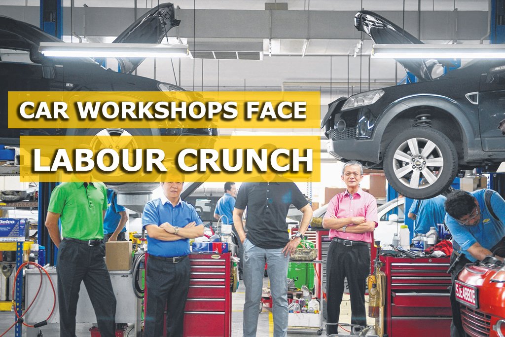 Shortage of skilled labour at car workshops