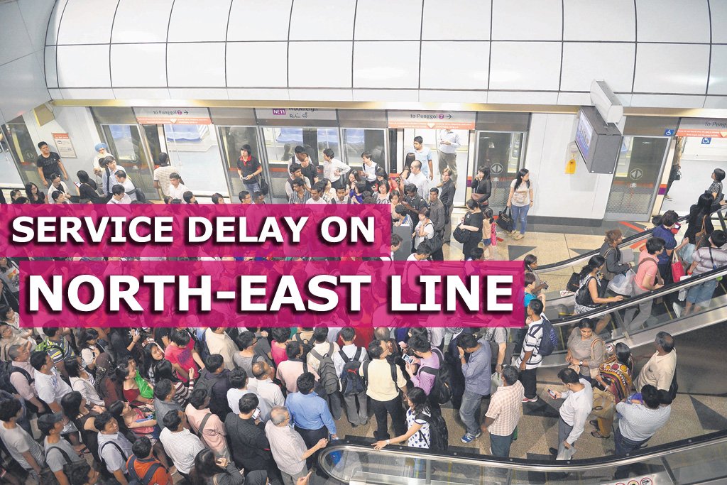 Delay in NEL train service due to stuck passenger's leg