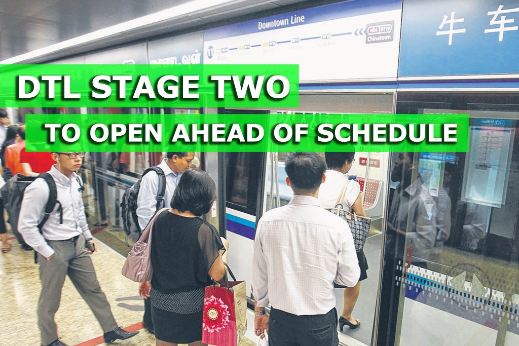 Stage two of Downtown Line to open in December - Sgcarmart