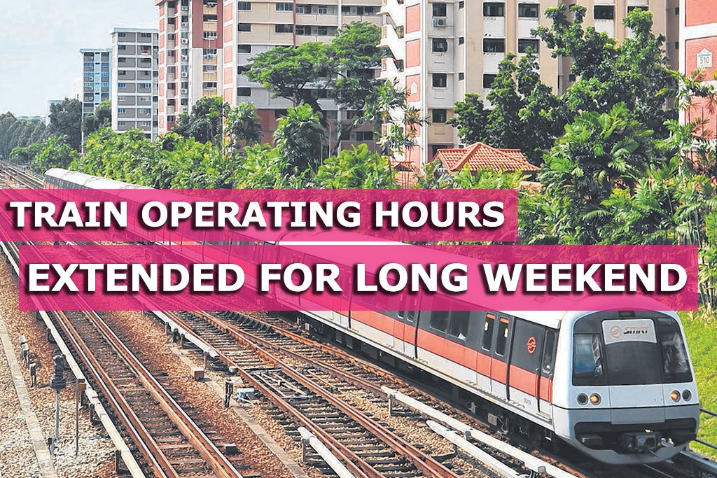 SMRT extends its train services on 6th, 8th and 9th August - Sgcarmart