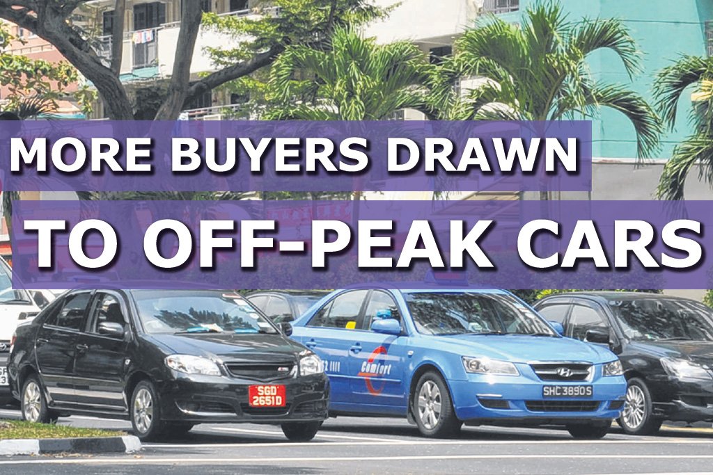 LTA figures show more people are increasingly opting for off-peak car ...