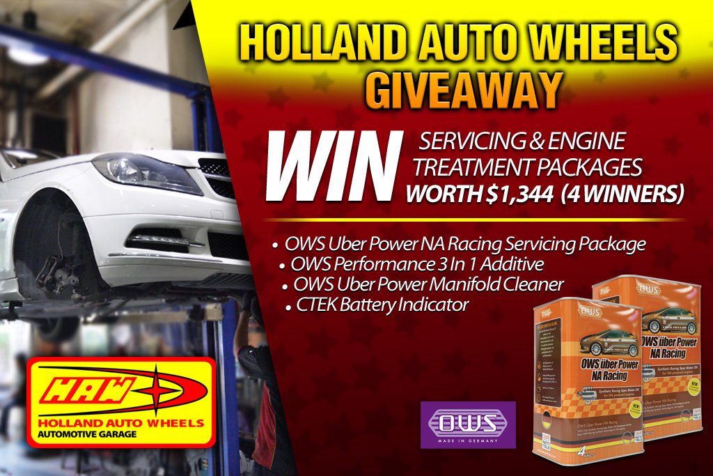 Win servicing and engine treatment packages worth $1,344! - Sgcarmart