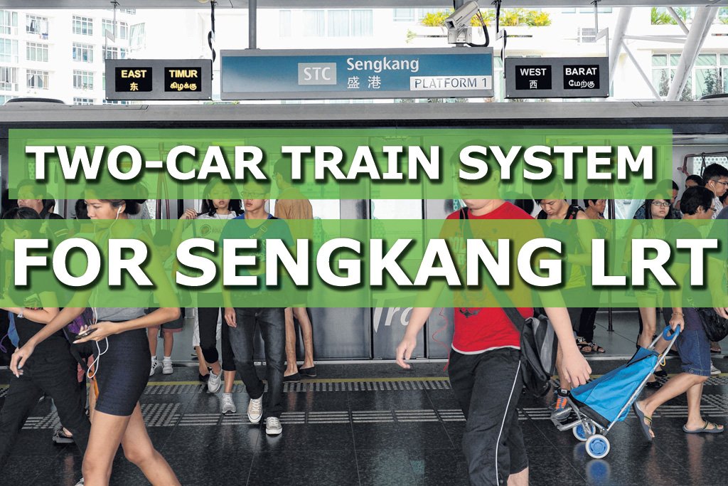 Two-car train system for Sengkang LRT by the first quarter of 2016