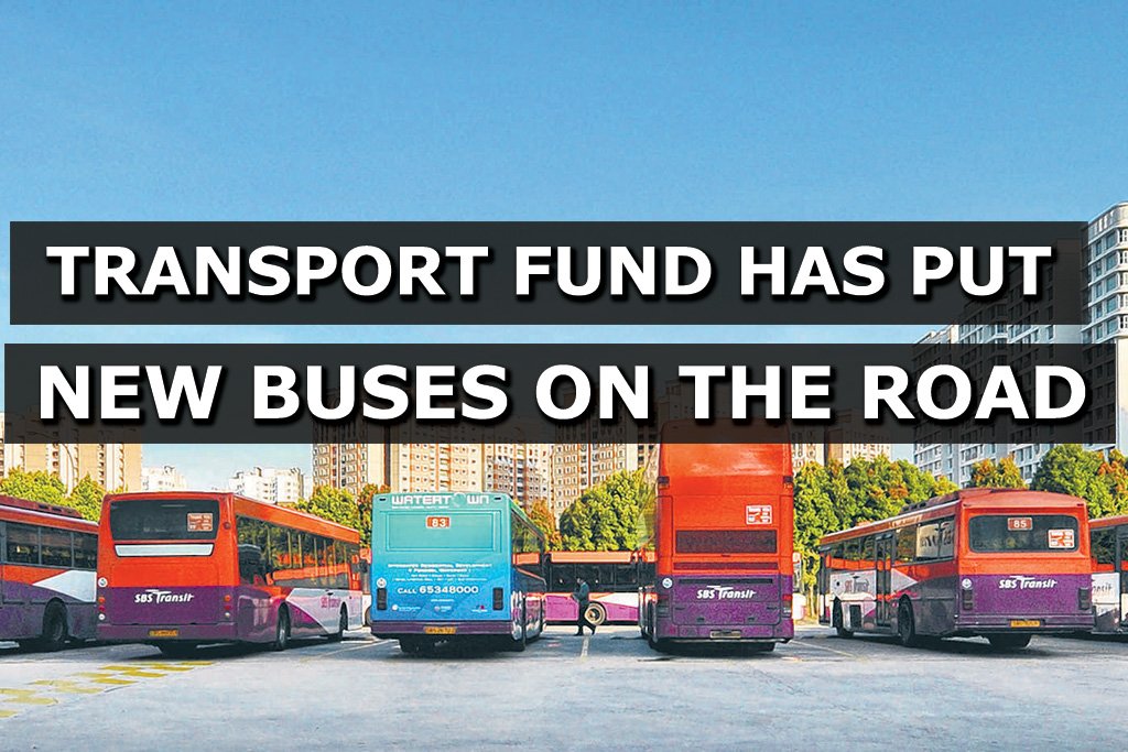 LTA says a third of transport fund has put 690 new buses on the road