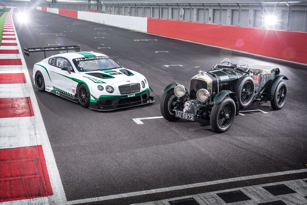 Generations of speed: Bentley Continental GT3 and the Birkin 'Blower ...