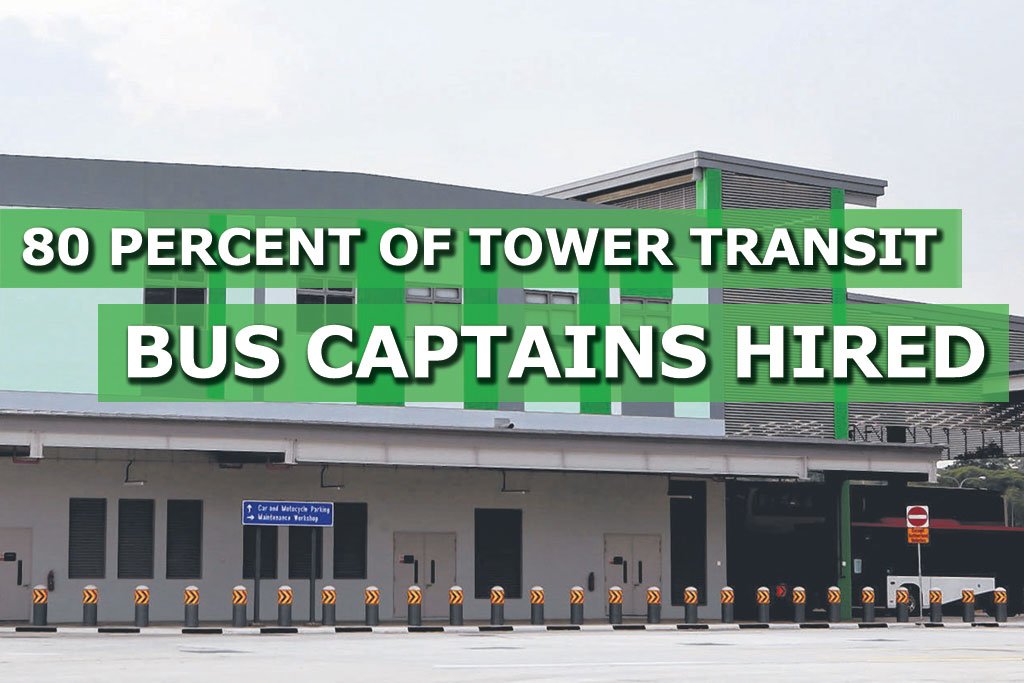 Tower Transit has already filled 80 percent of bus captain positions ...