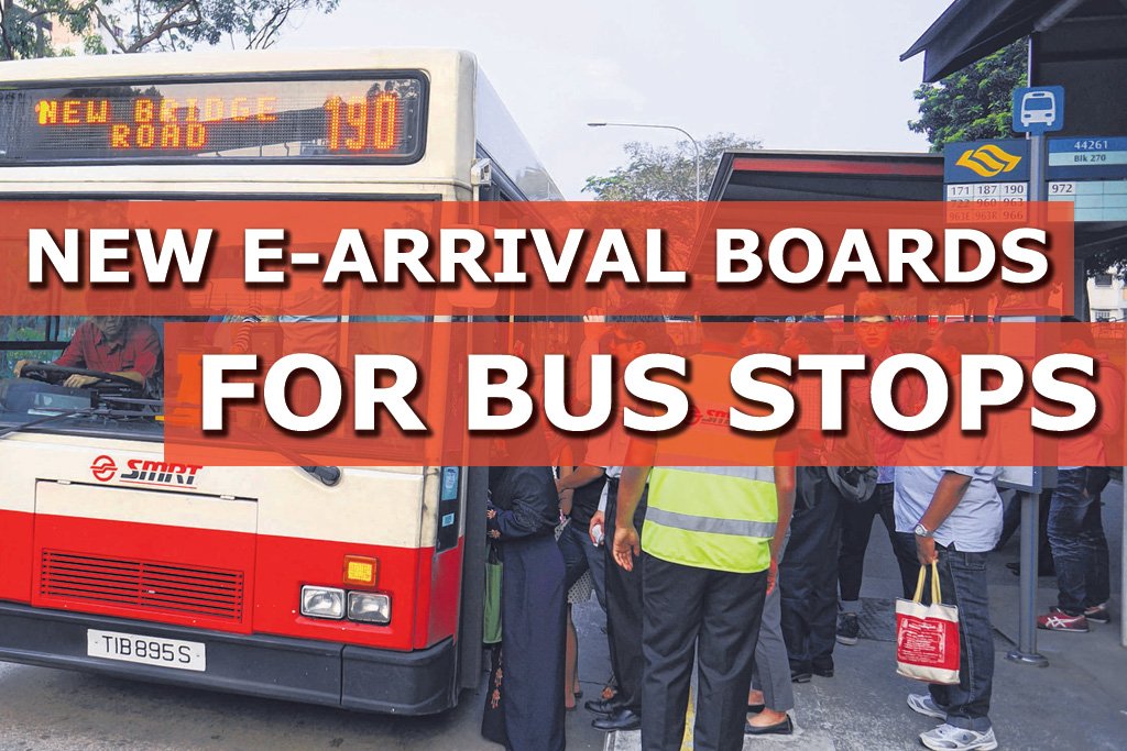 LTA testing new e-paper arrival boards for bus stops - Sgcarmart