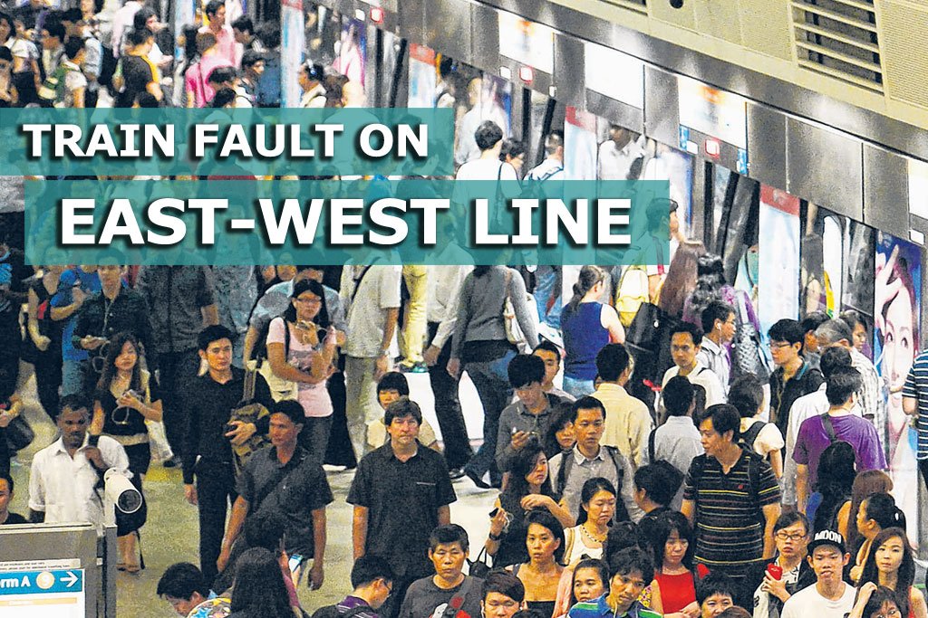 Delays due to train fault on the East-West Line