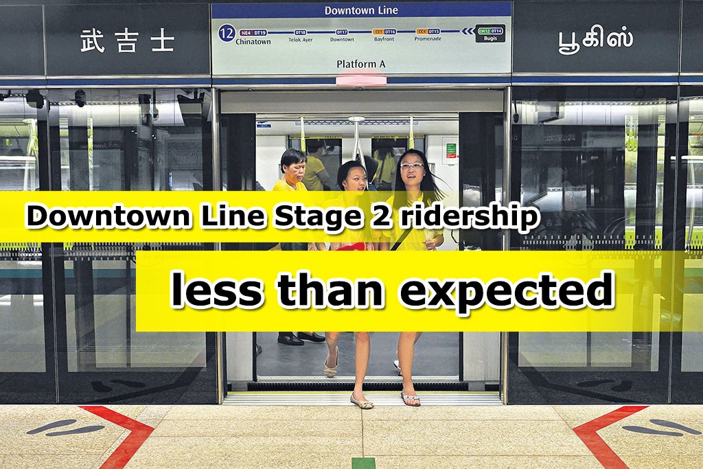 New stage on Downtown Line sees 214k trips daily - Sgcarmart