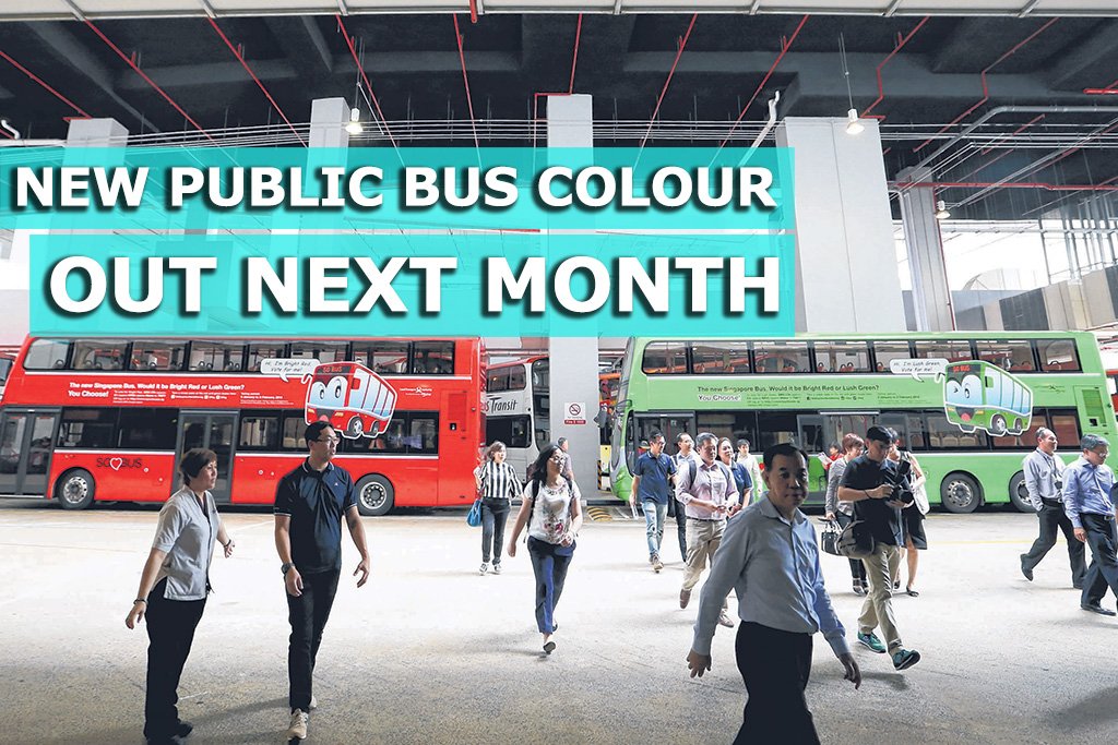 Result of poll on new public bus colour out next month - Sgcarmart