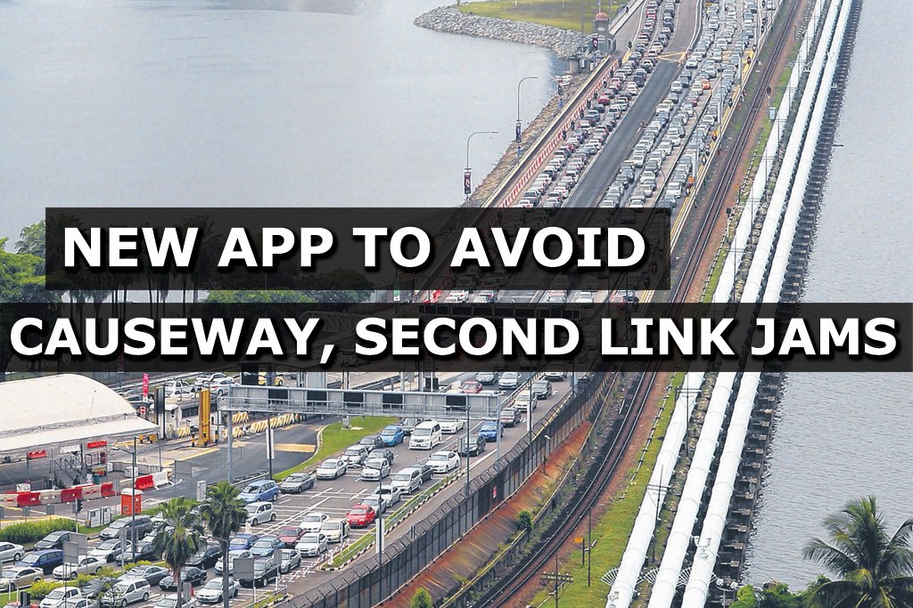 App created to avoid Causeway, Second Link traffic jams - Sgcarmart