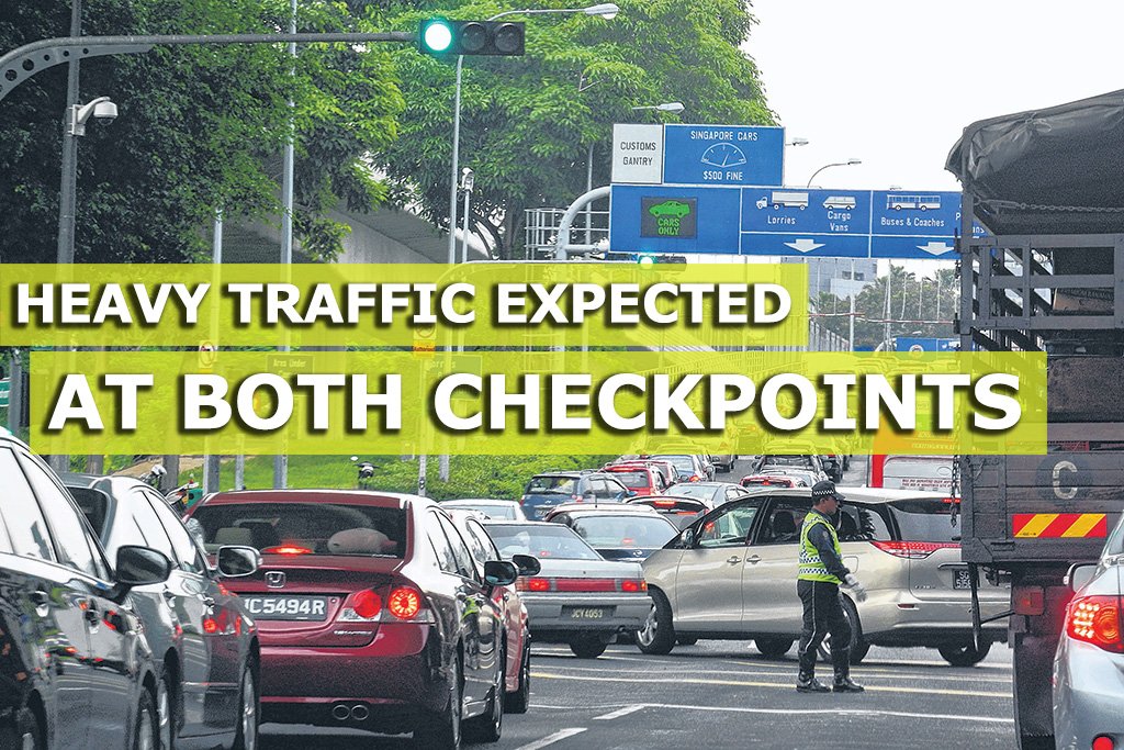 Traffic at both checkpoints expected to be heavy over Good Friday weekend
