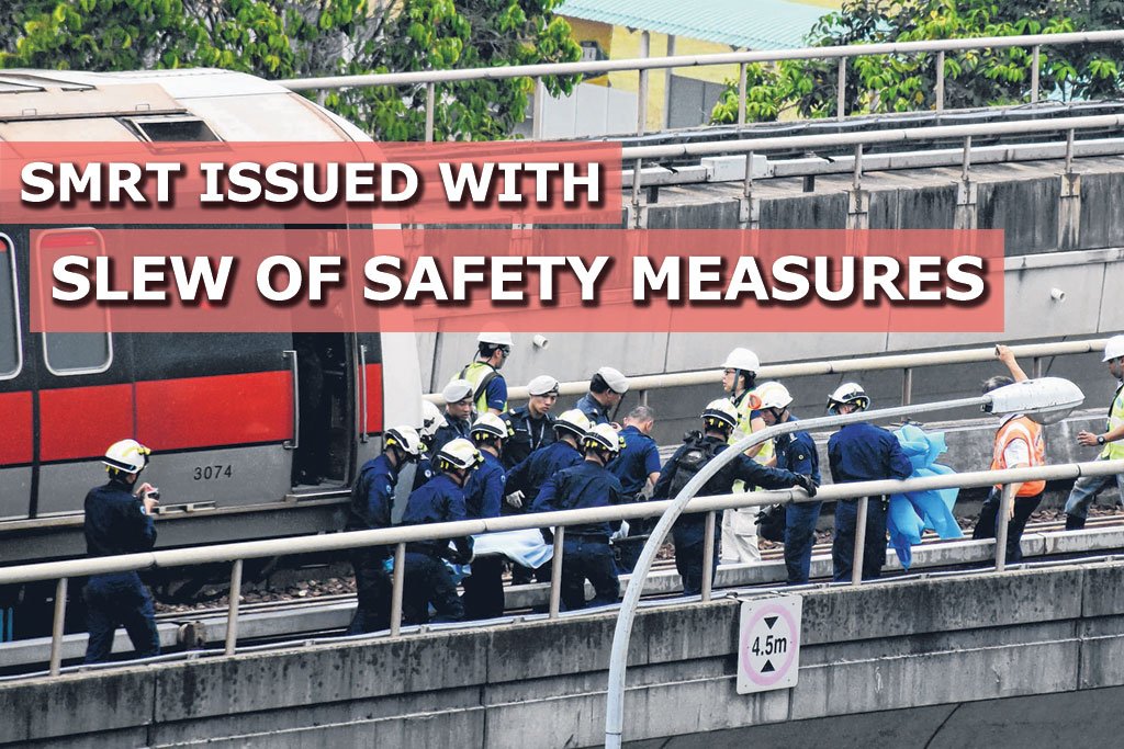 SMRT issued with slew of safety measures - Sgcarmart