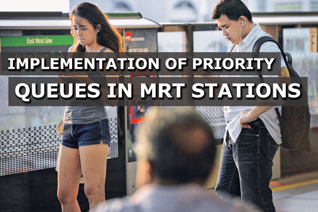 Implementation of priority queues in MRT stations - Sgcarmart