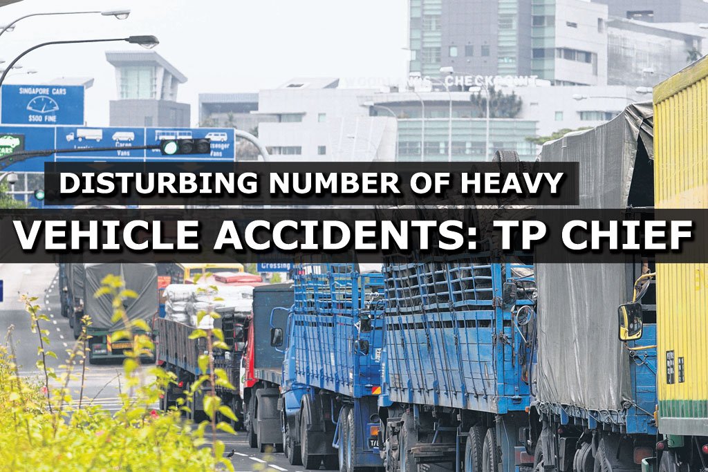 Number of heavy vehicle accidents disturbing: TP chief - Sgcarmart