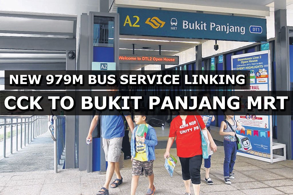 Temporary bus service 979M to link Choa Chu Kang to Bukit Panjang MRT ...