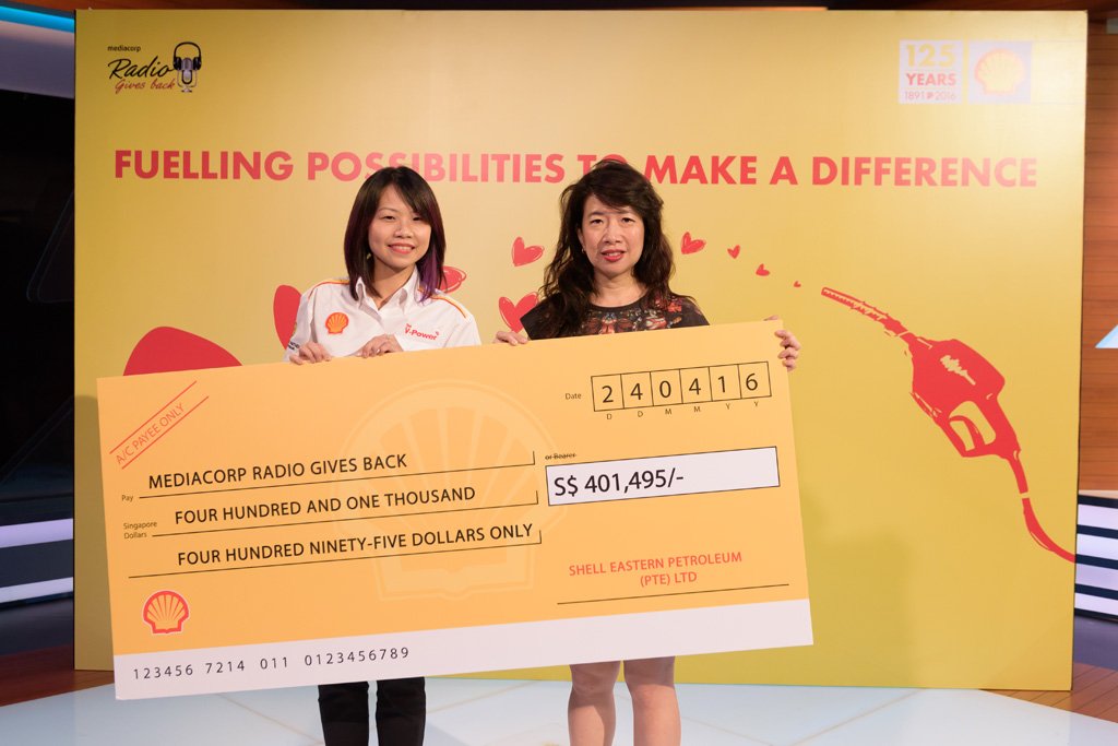 Shell Singapore donates more than $400,000 to families in need