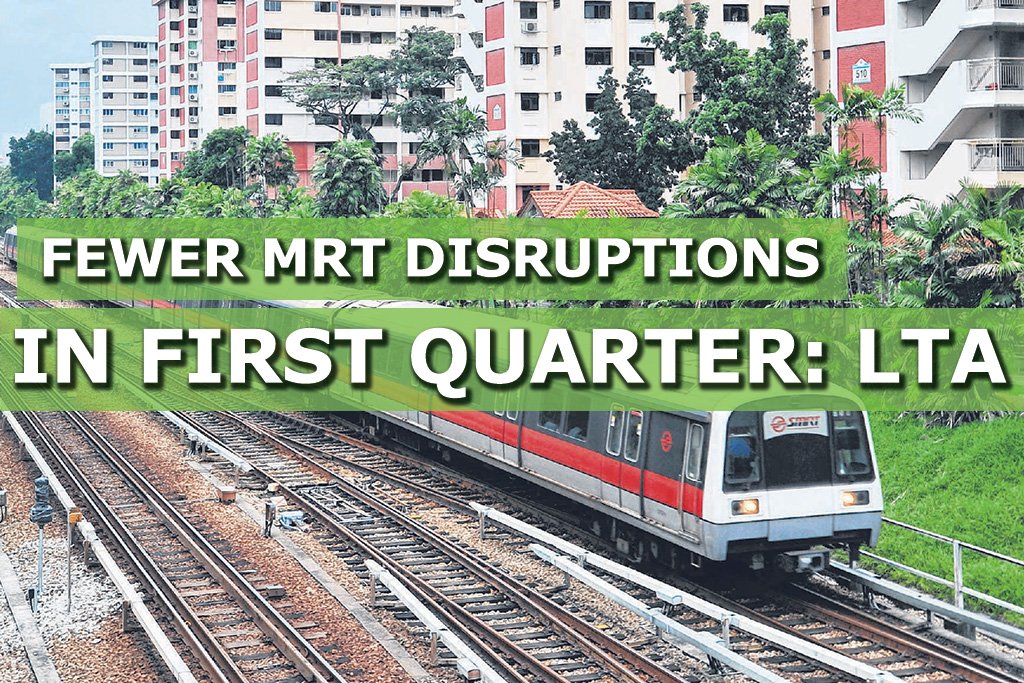 Fewer MRT disruptions in first quarter, LTA data shows - Sgcarmart
