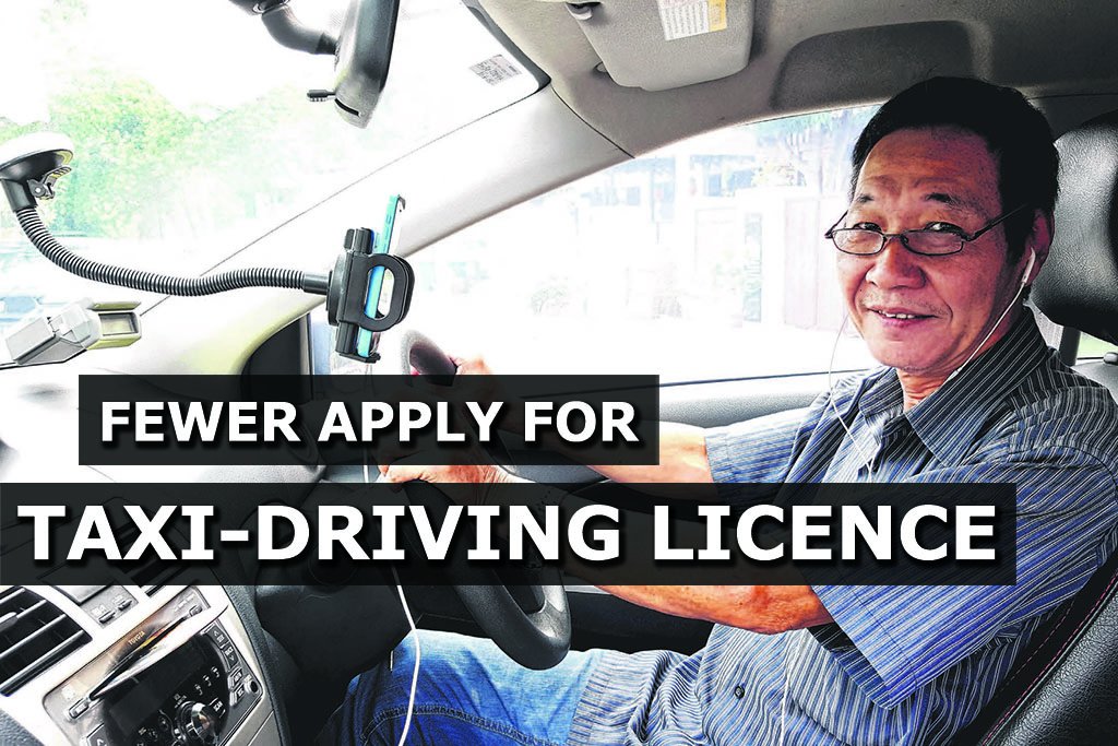 Applications for taxi-driving licenses take a dive - Sgcarmart